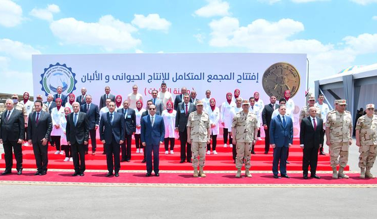 Sisi opens livestock production projects in Sadat City | Amwal Al Ghad